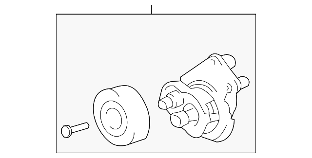 1998-2009 Toyota Tensioner Assembly, V-Ribbed Belt 16620-0W101 | Toyota ...