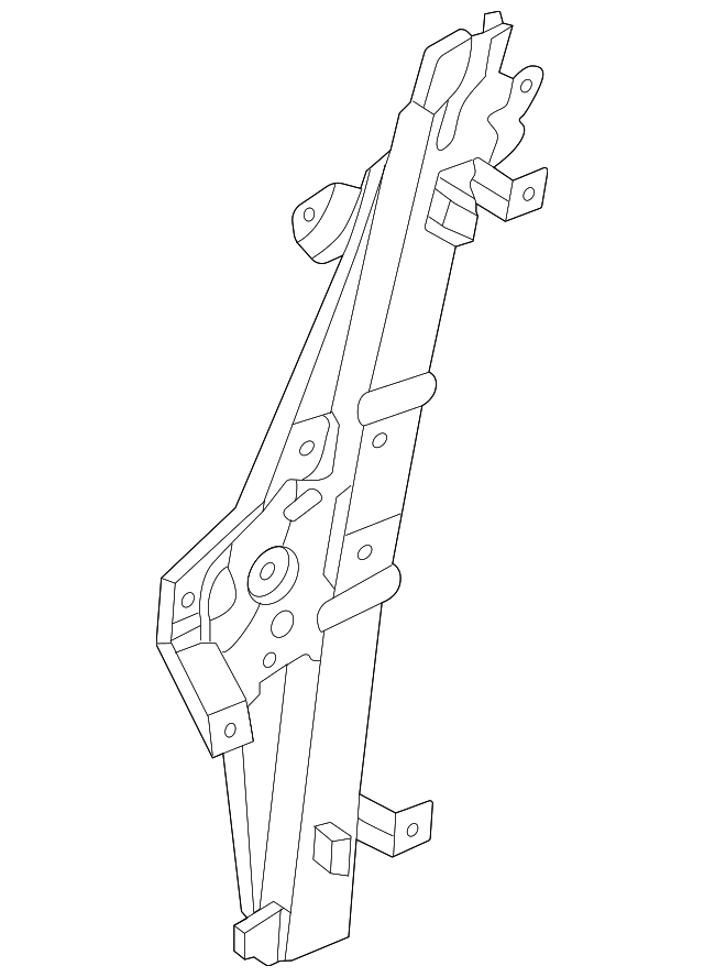 2021 Nissan Rogue Window Regulator 82721-6RA0A | OEM Parts Online