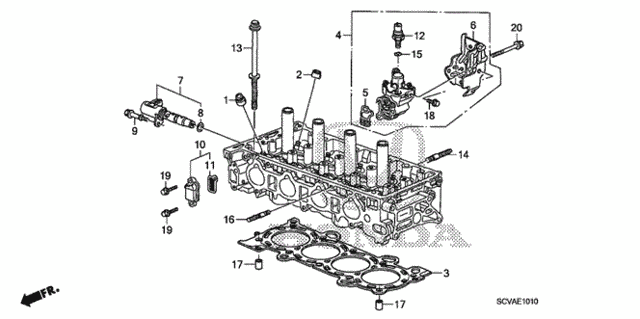 2006-2011 Honda Gasket, Cylinder Head (Nippon Leakless) 12251-RBB-004 ...