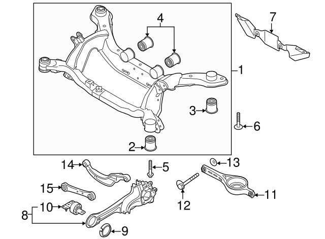2013-2018 Volvo Trailing Arm 31476203 | TascaParts.com