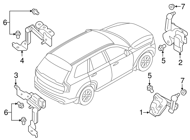 31360328 - Level Sensor 2016-2020 Volvo | Euro Parts 4 Less