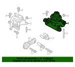 Genuine OEM Ford Part - Mount GB5Z-6038-A | Genuine OEM Ford Parts ...