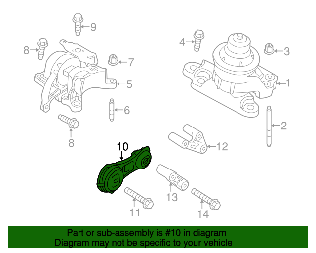 DB5Z-6068-A - Torque Arm 2011-2015 Ford | Group 1 Auto Parts