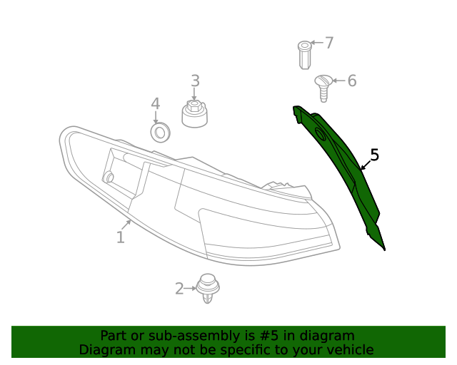 Genuine BMW 63-21-7-494-417 | Channel Cover | FREE Shipping on Most ...