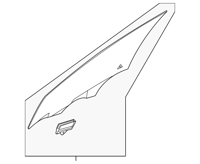 82420-L3510 - Door Glass 2021-2024 Kia K5 | Kia.Parts Store