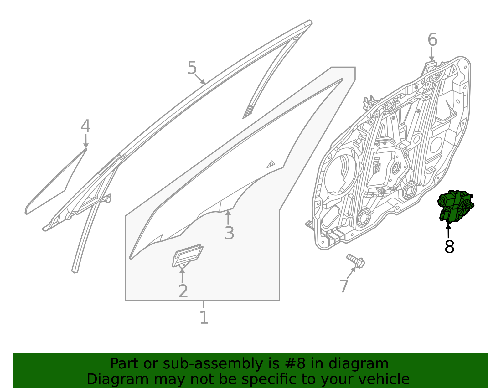 82450-L2310 - Window Motor 2025 Kia K5 | Kia.Parts Store