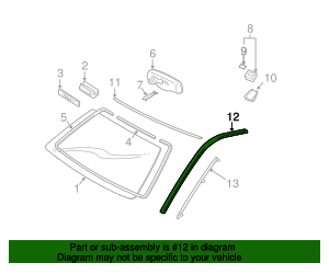 75534-60031 - Reveal Molding - 2003-2009 Lexus GX470 | DiscMonster