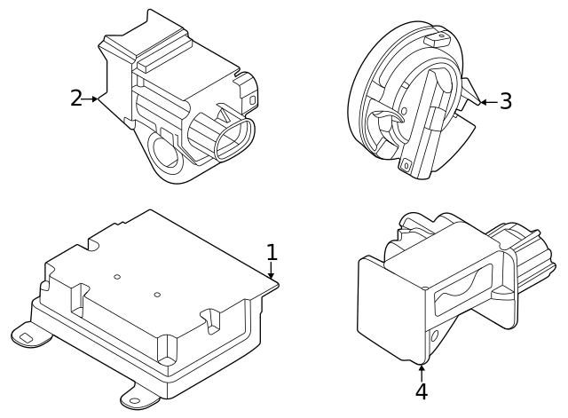 95910-Q5100 - Air Bag Control Module 2021-2023 Kia Seltos | Kia.Parts Store