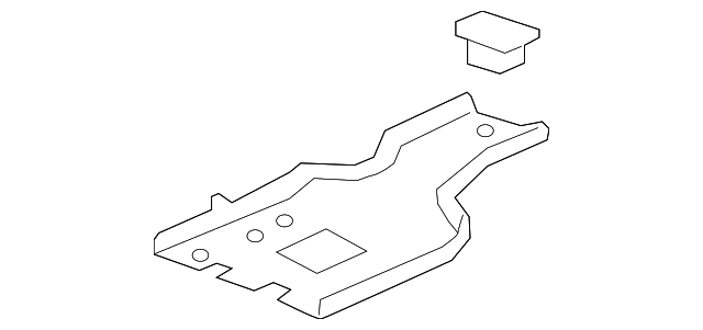 2022-2024 Buick Enclave Front Bumper Fascia Center Support 84427796 GM ...