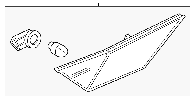33800-TBA-A02 - Light Assembly R Front Side Marker - 2016-2020 Honda ...