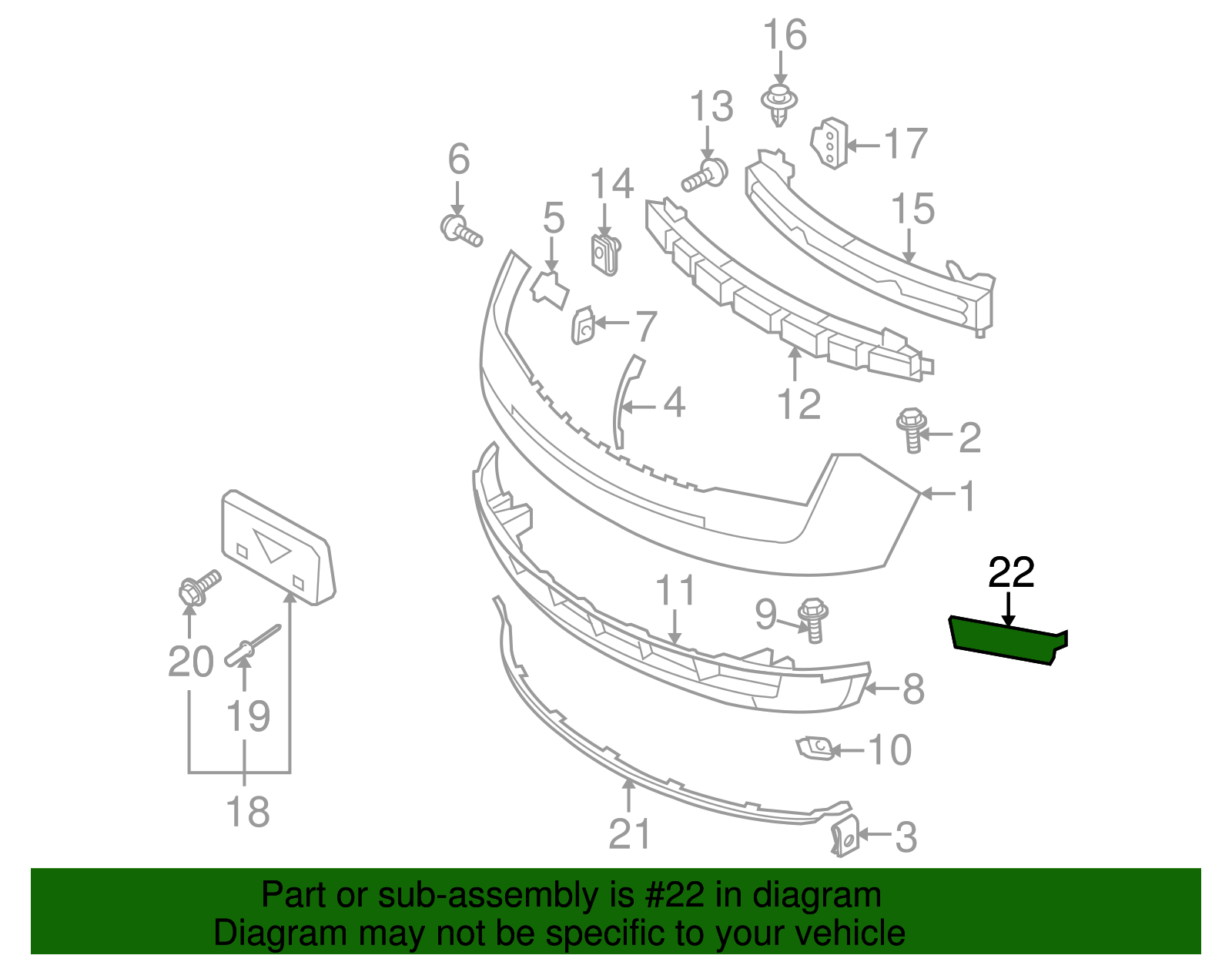 2007-2010 Lincoln MKX Fog Lamp Bezel 7A1Z-17E810-A | Retail Performance ...