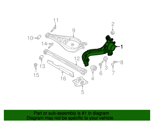 Genuine BMW 33-32-2-229-685 | Trailing Arm | FREE Shipping on Most ...
