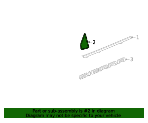 2019-2025 GM Corner Molding 87849119 | GMPartsDirect.com