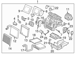 2012-2023 Ford Adjust Motor AV6Z-19E616-C | OEM Parts Online