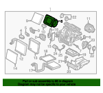 GV6Z-18A484-A 2017-2019 Ford Heater Case | Fairway Ford Parts