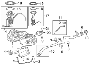 2019-2023 Jeep Cherokee Tube 52030323AC | Mopar Parts Canada