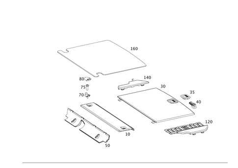 Load Compartment Floor for 2014 Mercedes-Benz GLK 350 | Mercedes-Benz ...
