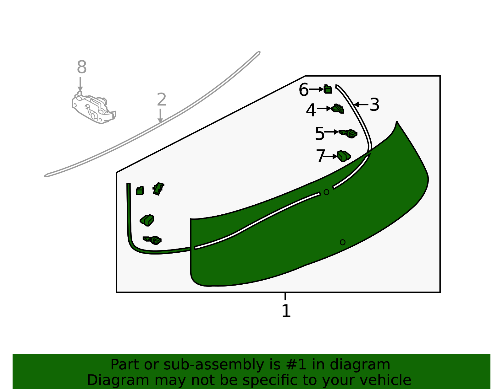 K0300-5ZA0A - Lift Gate Glass 2011-2017 Infiniti | INFINITI Parts ...