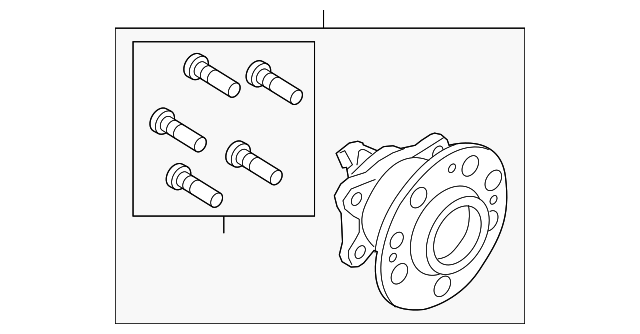52730-F0000 - Hub & Bearing 2019-2024 Kia Forte | Kia.Parts Store