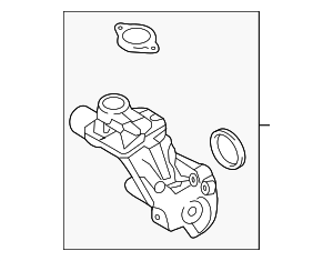 2018-2021 Mazda MX-5 Miata Engine Coolant Outlet Flange PE31-15-17Z ...