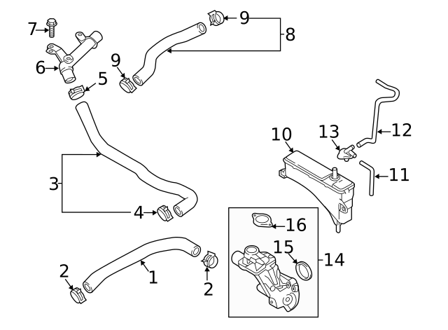 PE11-15-205 - Radiator Cap 2014-2023 Mazda | AutoNationParts.com
