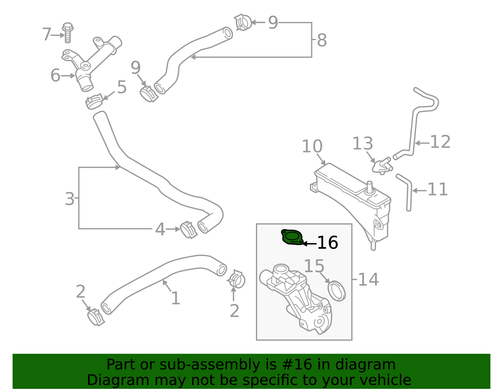 PE11-15-205 - Radiator Cap 2014-2024 Mazda | Mazda Parts Connect