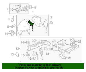 2017-2021 Cadillac Panel Reinforced 23401241 | GMPartsDirect.com