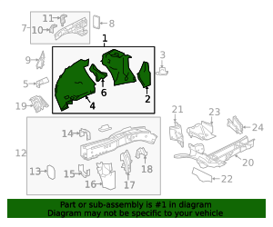 2017-2018 GM Apron Assembly 84712718 | GMPartsDirect.com