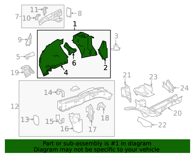 2017-2018 GM Apron Assembly 84712718 | GMPartsDirect.com