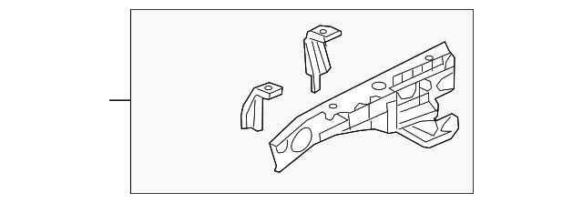 84377307 - Driver Side Front Compartment Upper Side Rail 2017-2023 ...
