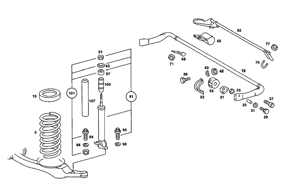 116-320-00-30 - Shock Absorber 1973-1980 Mercedes-Benz | Mercedes-Benz ...