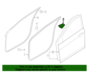 2013-2017 Hyundai Elantra GT Corner Trim 82270-A5000 | OEM Parts Online