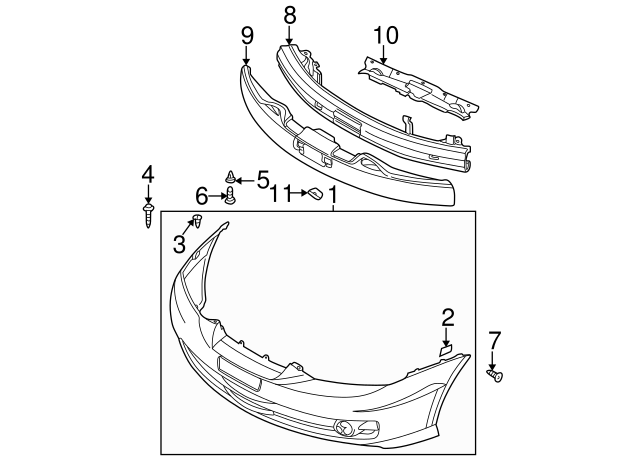 86556-2C000 - Seal Strip - 2003 2004 Hyundai Tiburon | World OEM Parts ...