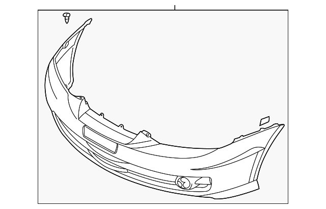 86510-2C000 - Bumper Cover - 2003-2004 Hyundai Tiburon | World OEM ...