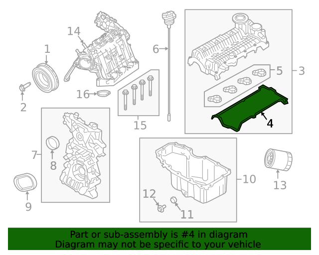 Gasket 68439755AA | Mopar Estores