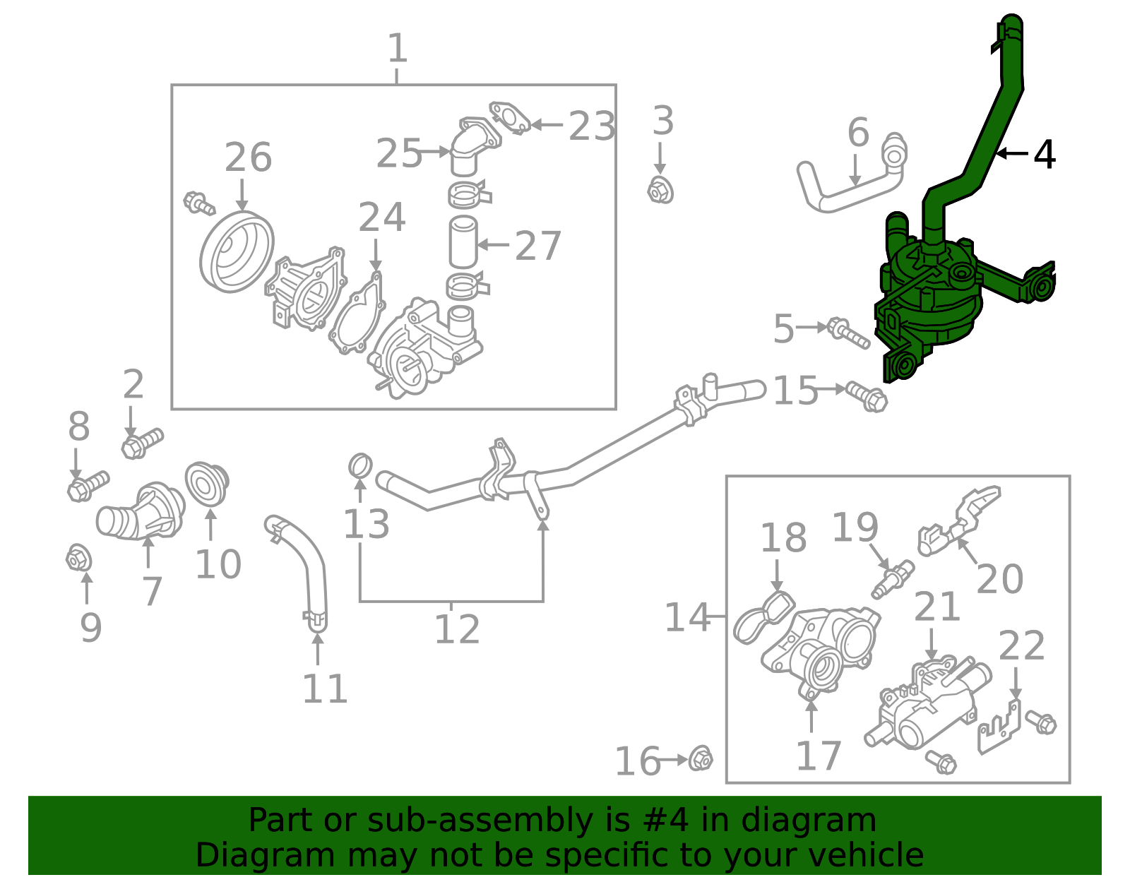 36900-2B000 - Auxiliary Pump 2017-2018 Kia Niro | Kia.Parts Store