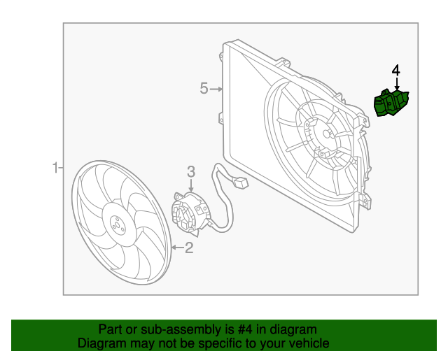 25385-D9000 - Engine Cooling Fan Resistor 2017-2023 Kia | Kia.Parts Store