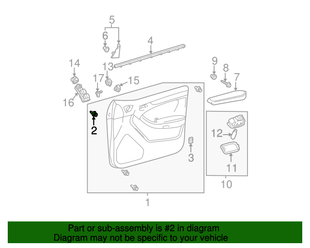 90467-09203 Door Trim Panel Clip - Toyota | Mike Calvert Toyota Parts