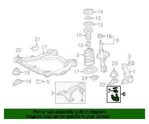 2007-2011 Toyota Camry Ball Joint 43340-39605 | Toyota Parts Center