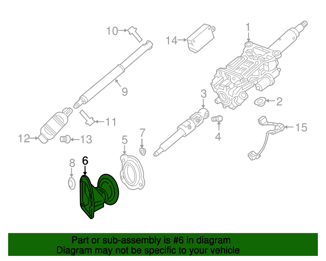 2016-2020 Cadillac CT6 Intermediate Steering Shaft Boot 23420878 ...