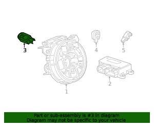 2017-2025 GM Airbag Front End Discriminating Sensor 13514077 GM ...