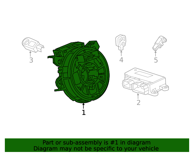 2020-2022 GM Clock Spring 86773960 | GMPartsDirect.com