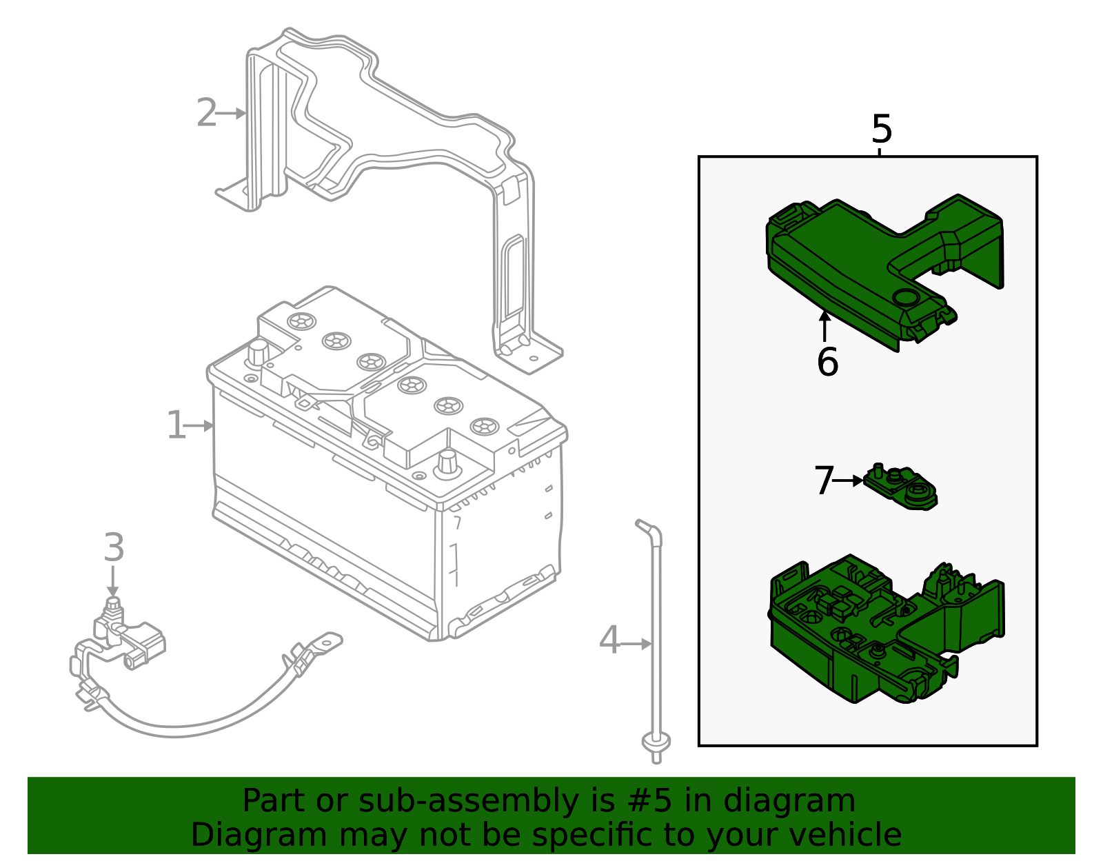 2022-2025 Genesis GV70 Junction Block Sub 91945-AR300 | QuirkParts