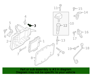 2014-2022 Ford Bracket Screw -W709347-S307 | OEM Parts Online