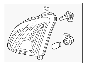 Genuine OEM GM Part - Lamp 2020-2021 Chevrolet Equinox 85161294 - Parts ...