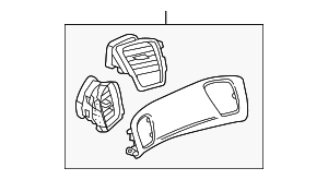 84204236 - Spice Red Instrument Panel Trim Pad Gateway Buick GMC Parts