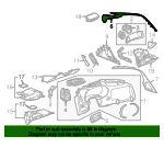 2014-2019 Chevrolet Corvette Upper Molding 84288706 | TascaParts.com