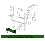 2012-2013 Chevrolet Camaro Radiator Air Inlet Duct 22847775 ...