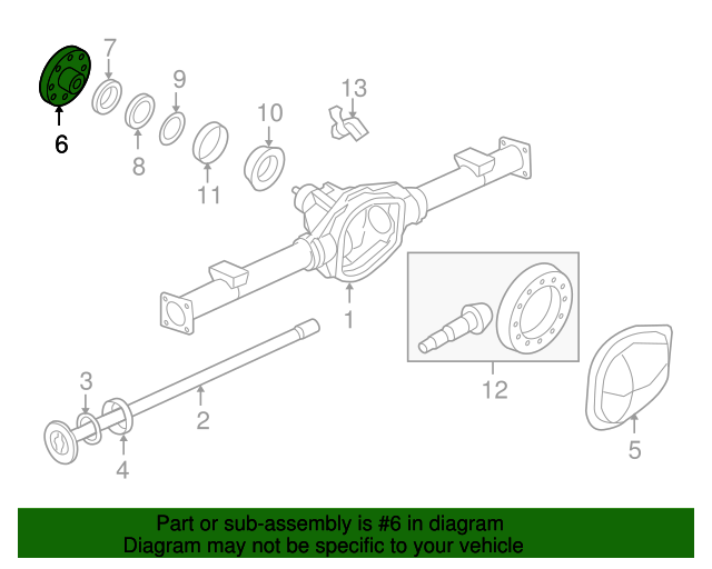 2008-2010 Ford Companion Flange 8C3Z-4851-A | TascaParts.com