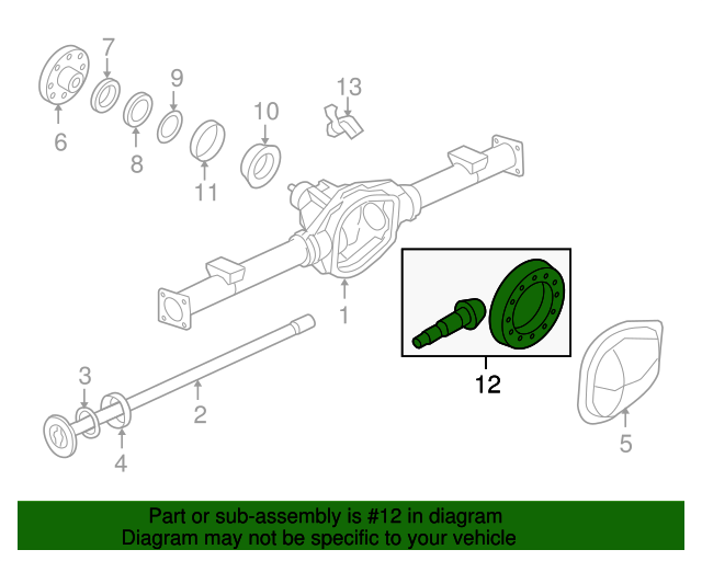 Differential Ring And Pinion yc3z4209b | TascaParts.com